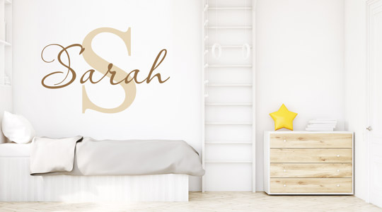 Wandtattoo mit Name - Eigene Namen bei Wandtattoos.de