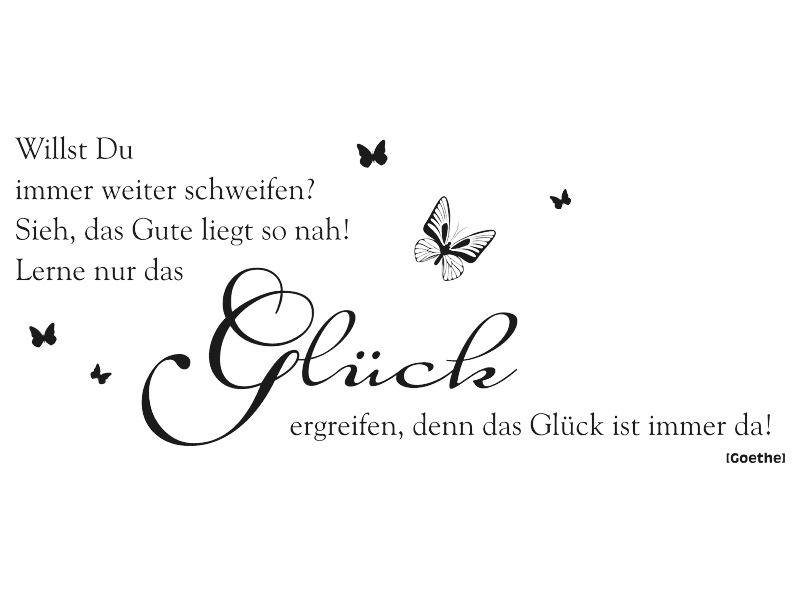 Wandtattoo Willst du immer weiter schweifen? | Wandtattoos.de Wandtattoo Willst du immer weiter schweifen? | Wandtattoos.de