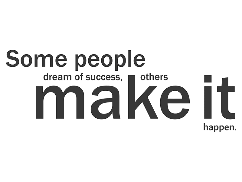 Wandtattoo Some people dream of success... | Wandtattoos.de Wandtattoo Some people dream of success... | Wandtattoos.de