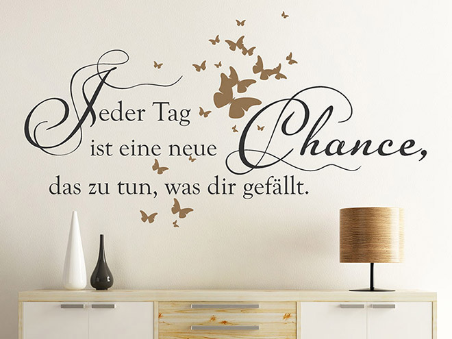 Wandtattoo Motivation | motivierende Sprüche | Wandtattoos.de