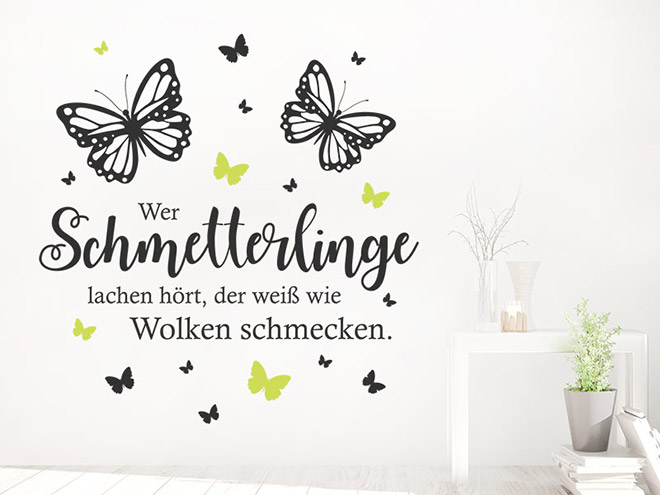Wer Schmetterlinge Lachen Hort Der Wei Wie Wolken Schmecken Bedeutung