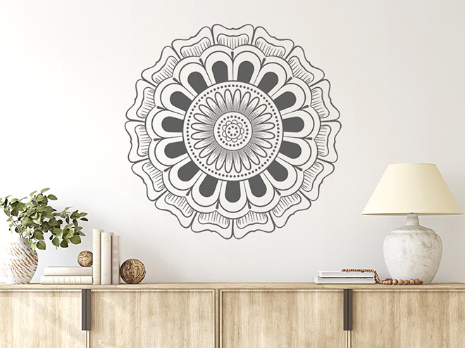 Wandtattoo Mandala | Stilvolle Mandalas | Wandtattoos.de