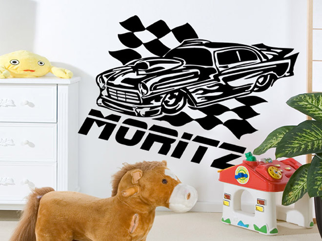 Wandtattoo Auto - Tolle Autos für Kinder | Wandtattoos.de