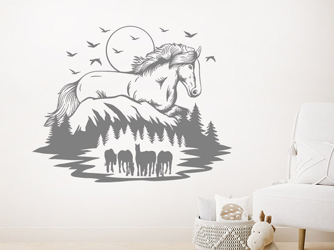 Wandtattoo Pferd - Motive für Pferdefans | Wandtattoos.de