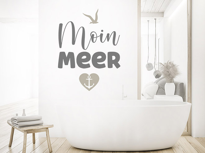 Wandtattoo Moin | MOIN Schriftzüge für die Wand