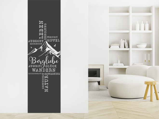 Wandbanner | XXL Wandtattoos raumhoch | Wandtattoos.de