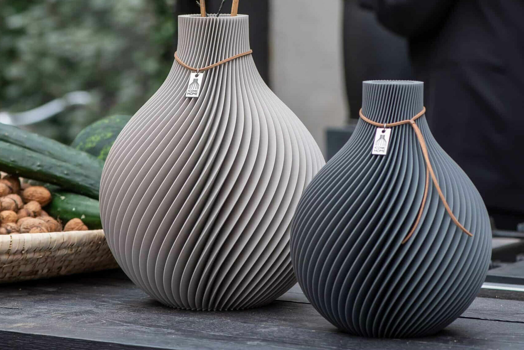 Faszinierende 3D-Druck-Vasen von ICONIC HOME